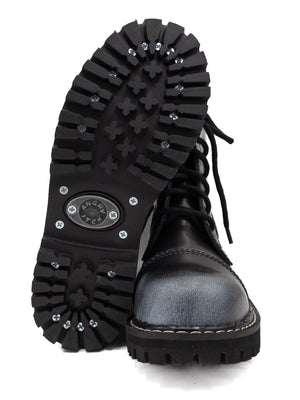 Blue Jay Leather Combat Boots ANGRY ITCH | Die With Your Boots On